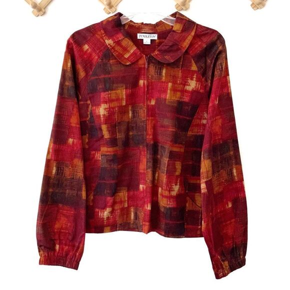 Pendleton | Jackets & Coats | Pendletoncrosshatch Cotton Bomber Jacket ...